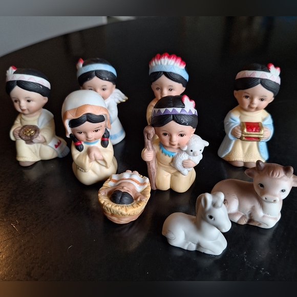 Homco | Accents | Native American Themed Nativity Set 9pcs | Poshmark
